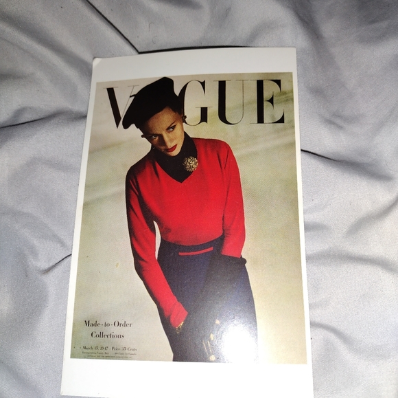 Vogue | Other | Vogue Post Card | Poshmark
